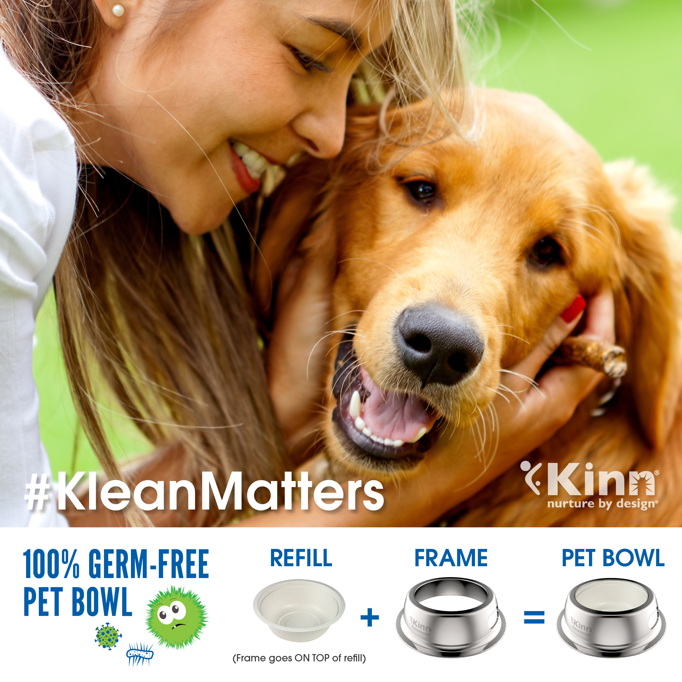The Kinn Kleanbowl: The Healthier Pet Bowl - Playful Pups Retreat